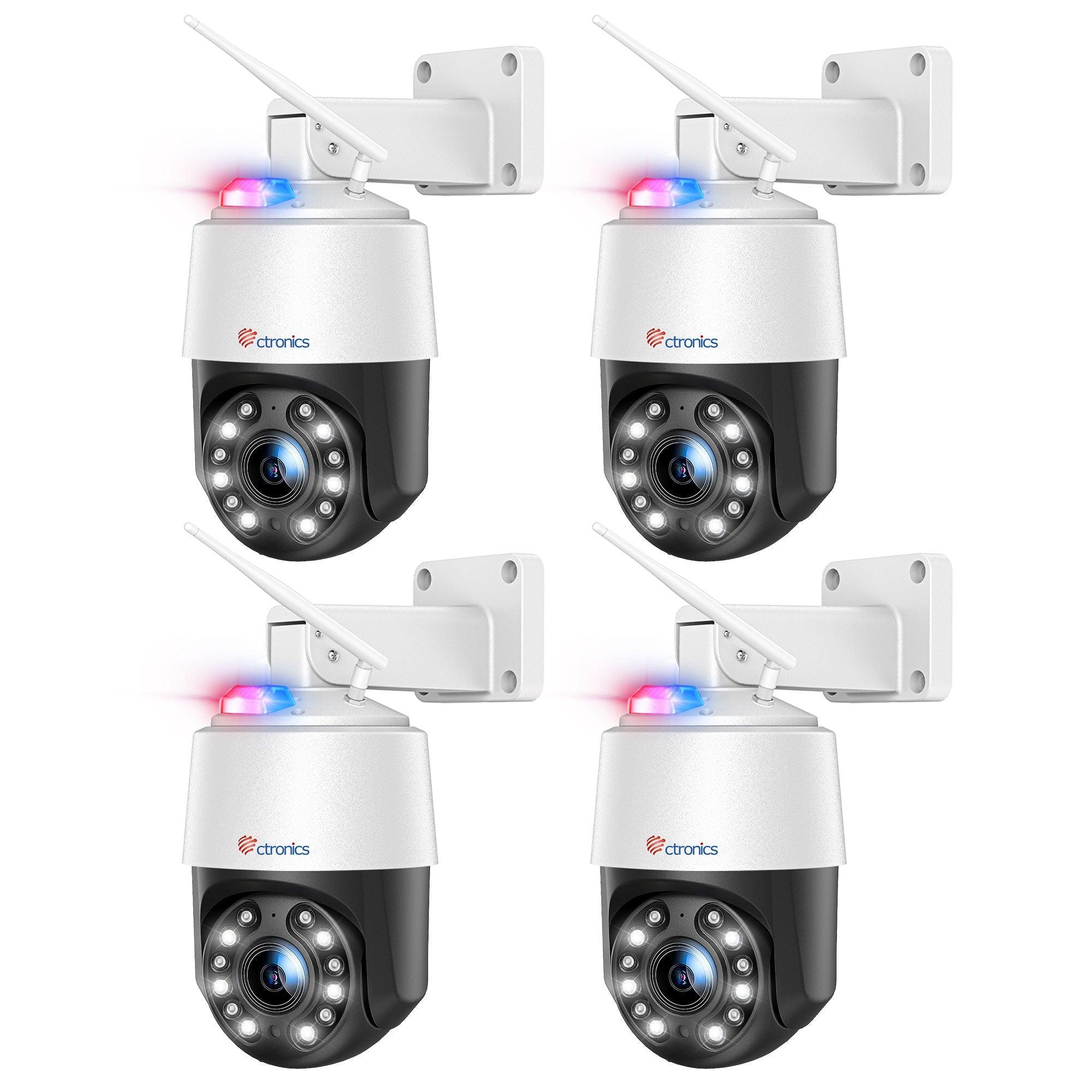 4K 8MP 16X Optical Zoom Outdoor Wi-Fi Camera with 5GHz/2.4GHz Auto ...