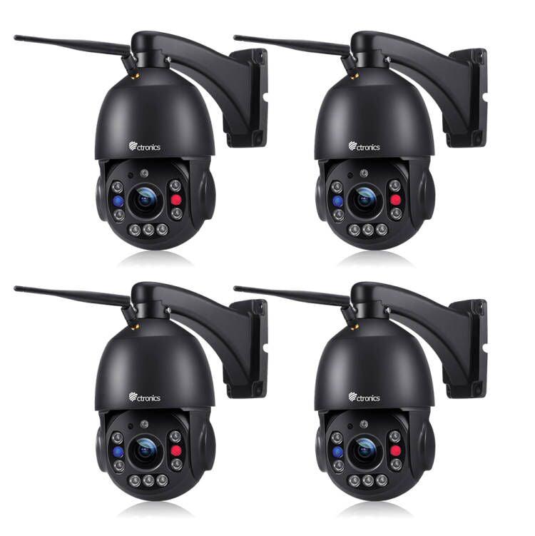 5MP 30X Optical Zoom Security Camera Outdoor,492ft IR Night Vision ...