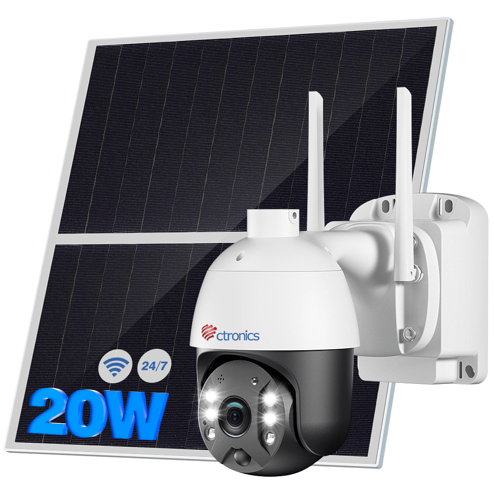 Solar-Powered Security Camera – uk.ctronics